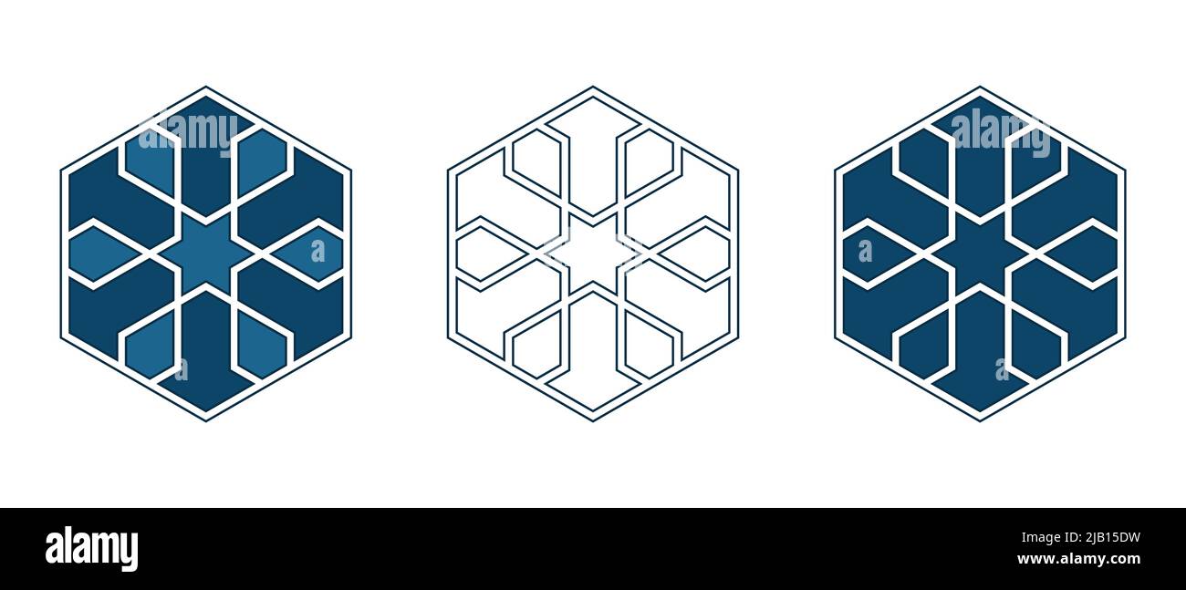 Persian geometric mosaic rosettes for Ramadan card Stock Vector Image ...