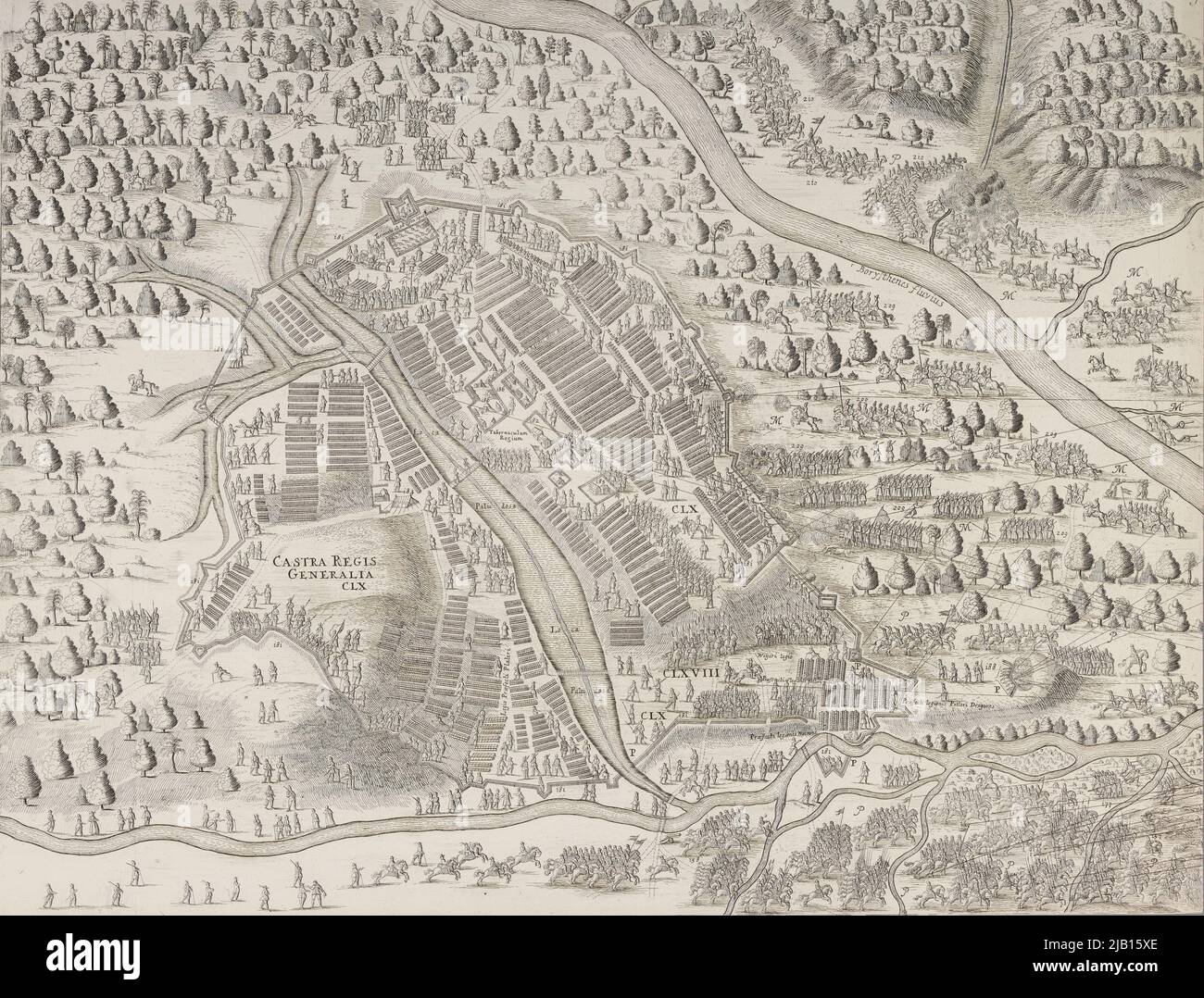 Smolensk a map of the abolition of the Smolensk siege in 1634 a ...