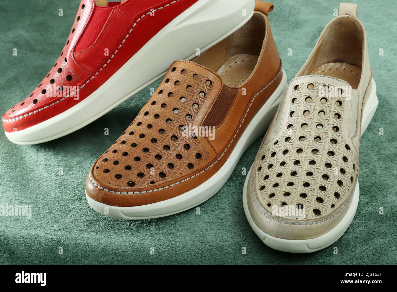 women's shoes in various colors Stock Photo - Alamy