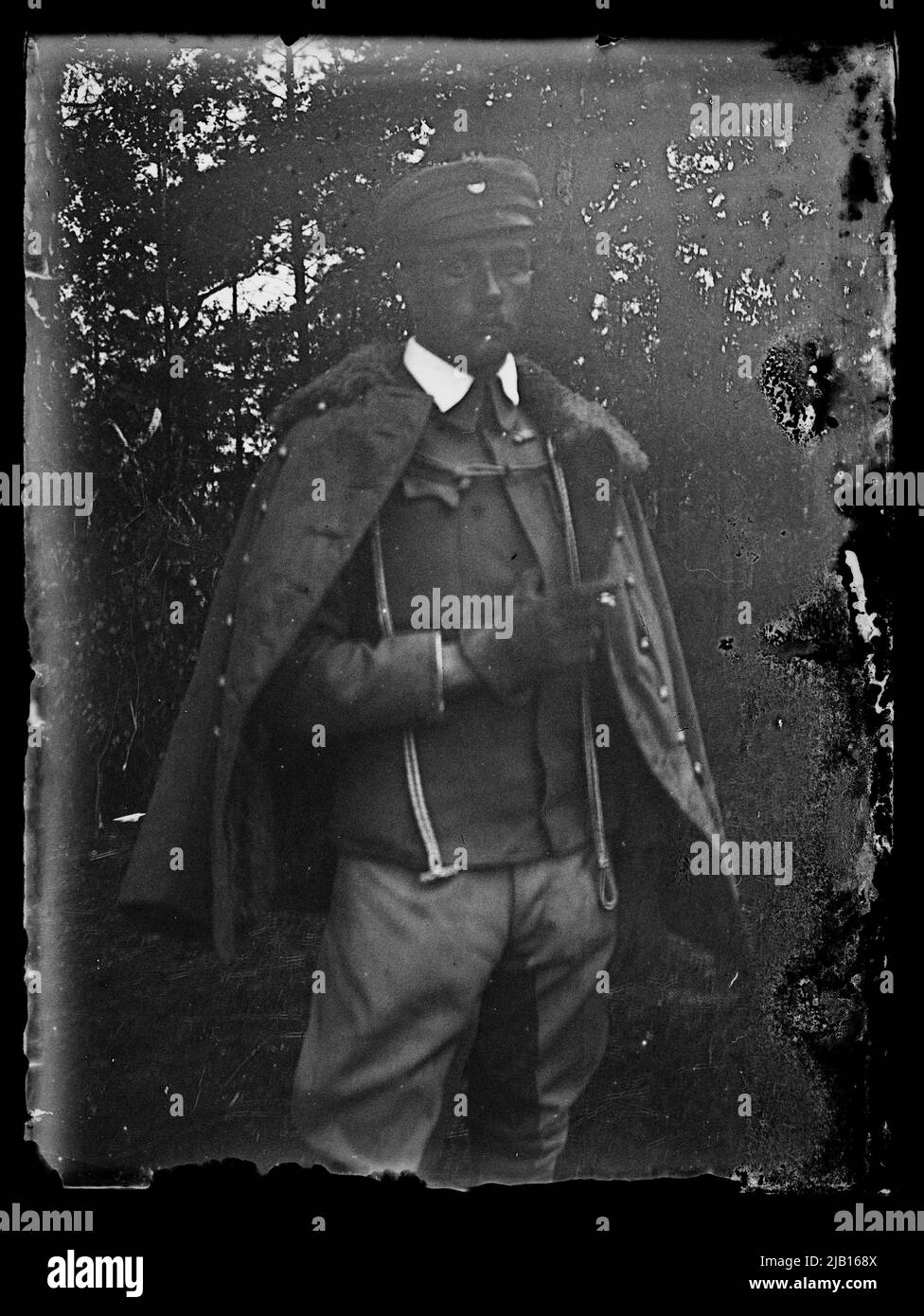 Soldier of the 2nd Uhlans Regiment of the Polish Legions. Front of the ...