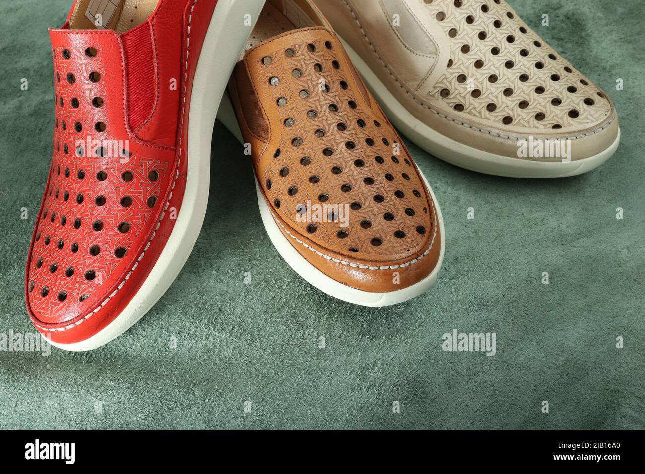 women's shoes in various colors Stock Photo - Alamy