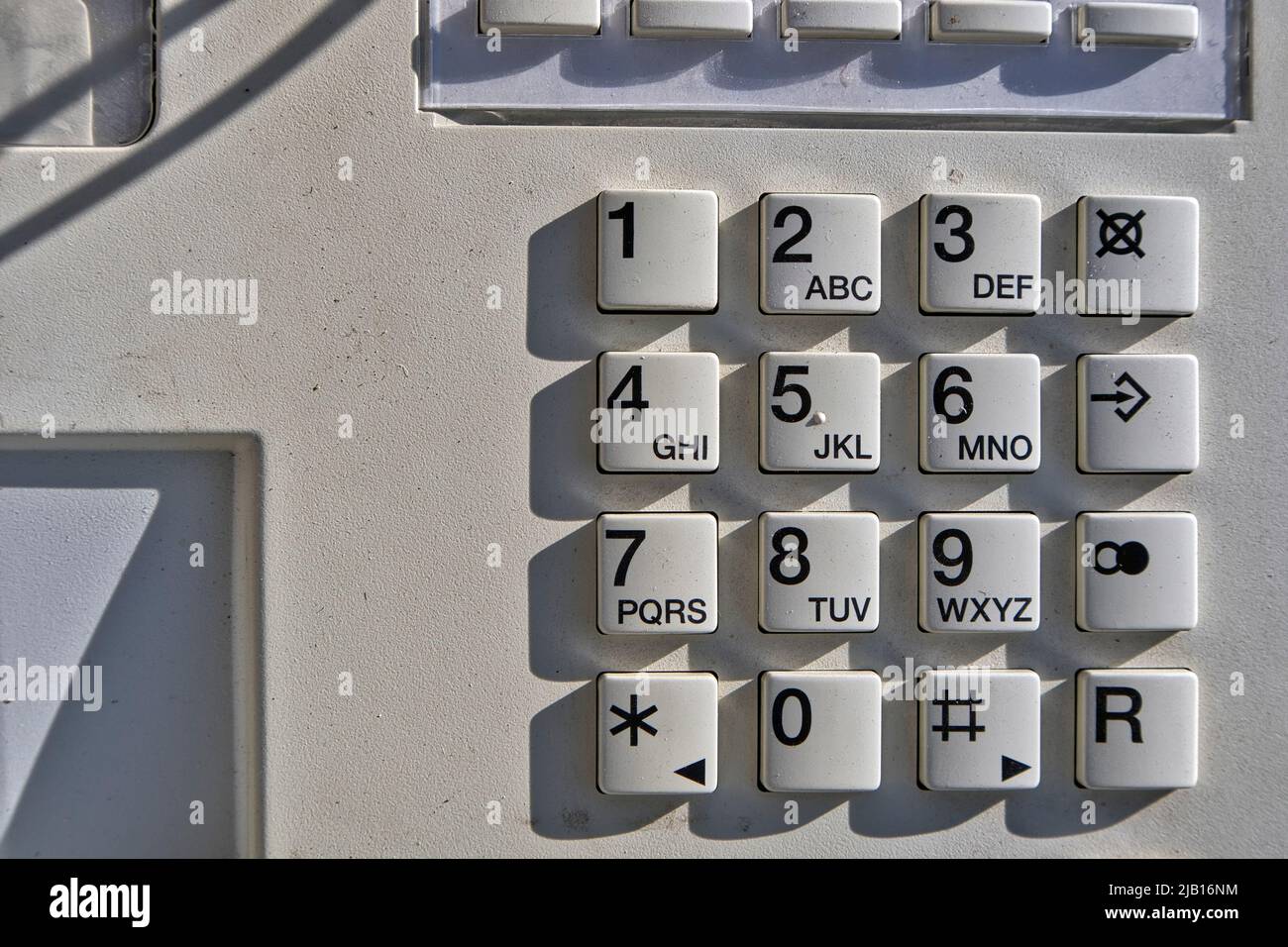 old landline phone buttons Stock Photo - Alamy
