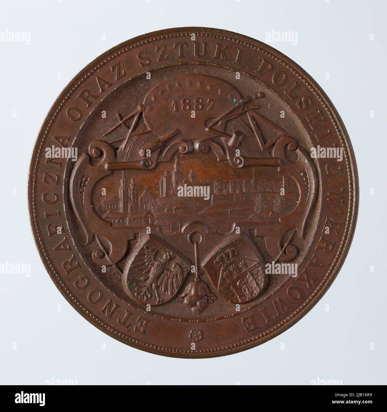 National and industrial and Polish art exhibition in Krakow Mint of ...