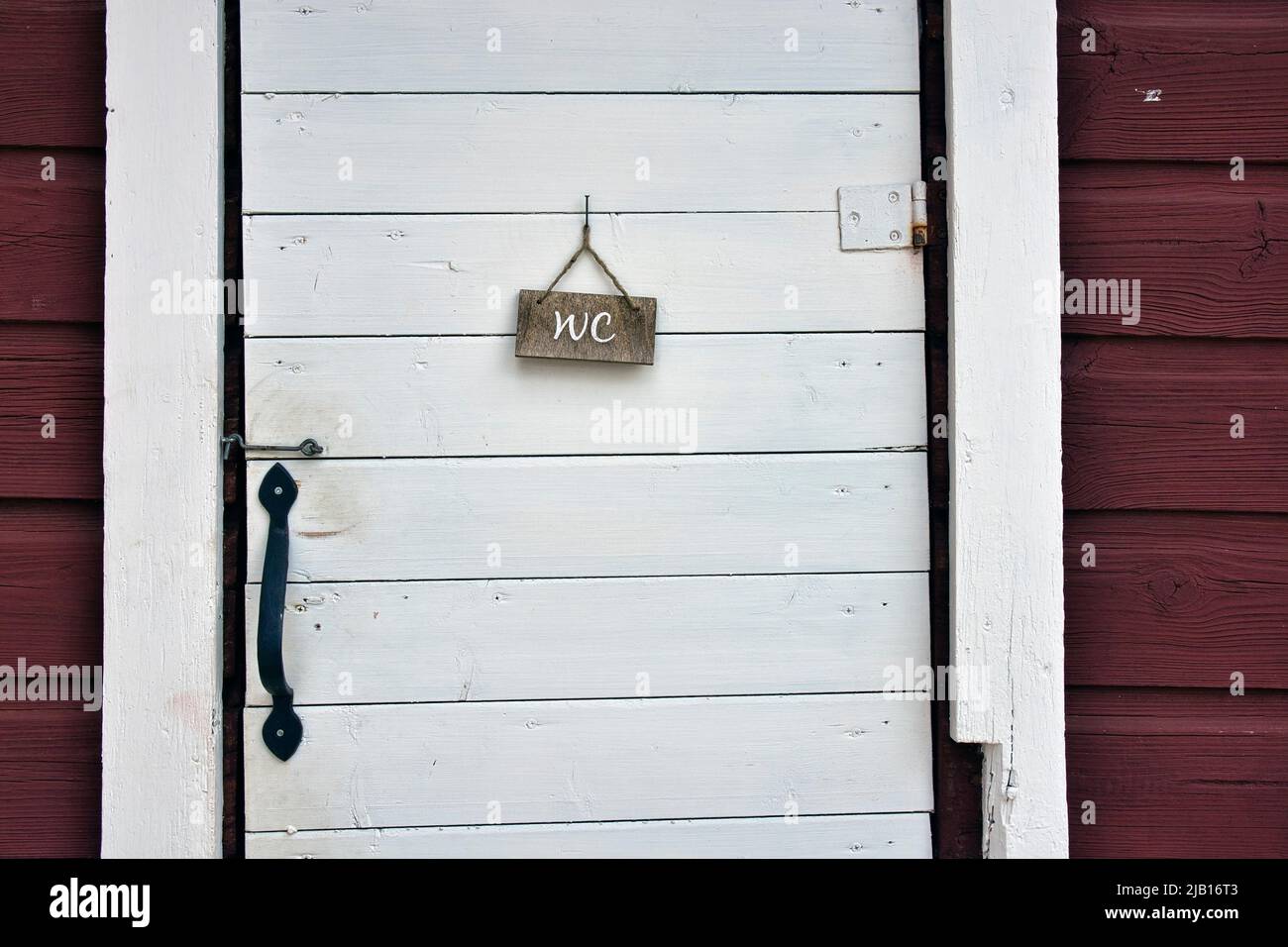 Hanging toilet sign hi-res stock photography and images - Alamy