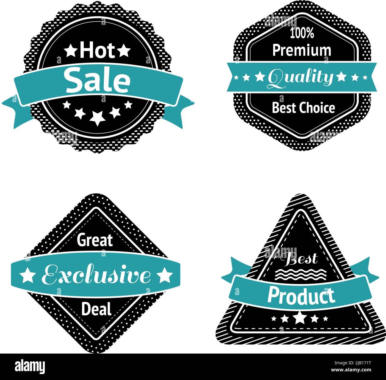 Collection of sale label stickers or tags for best price high quality ...