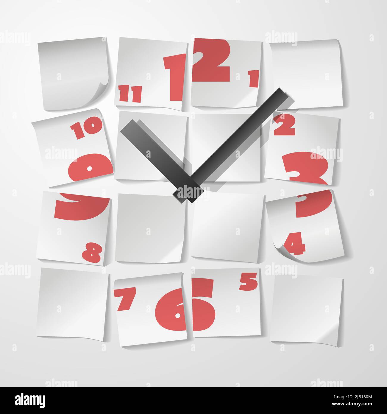 Creative clock Stock Vector Images - Alamy