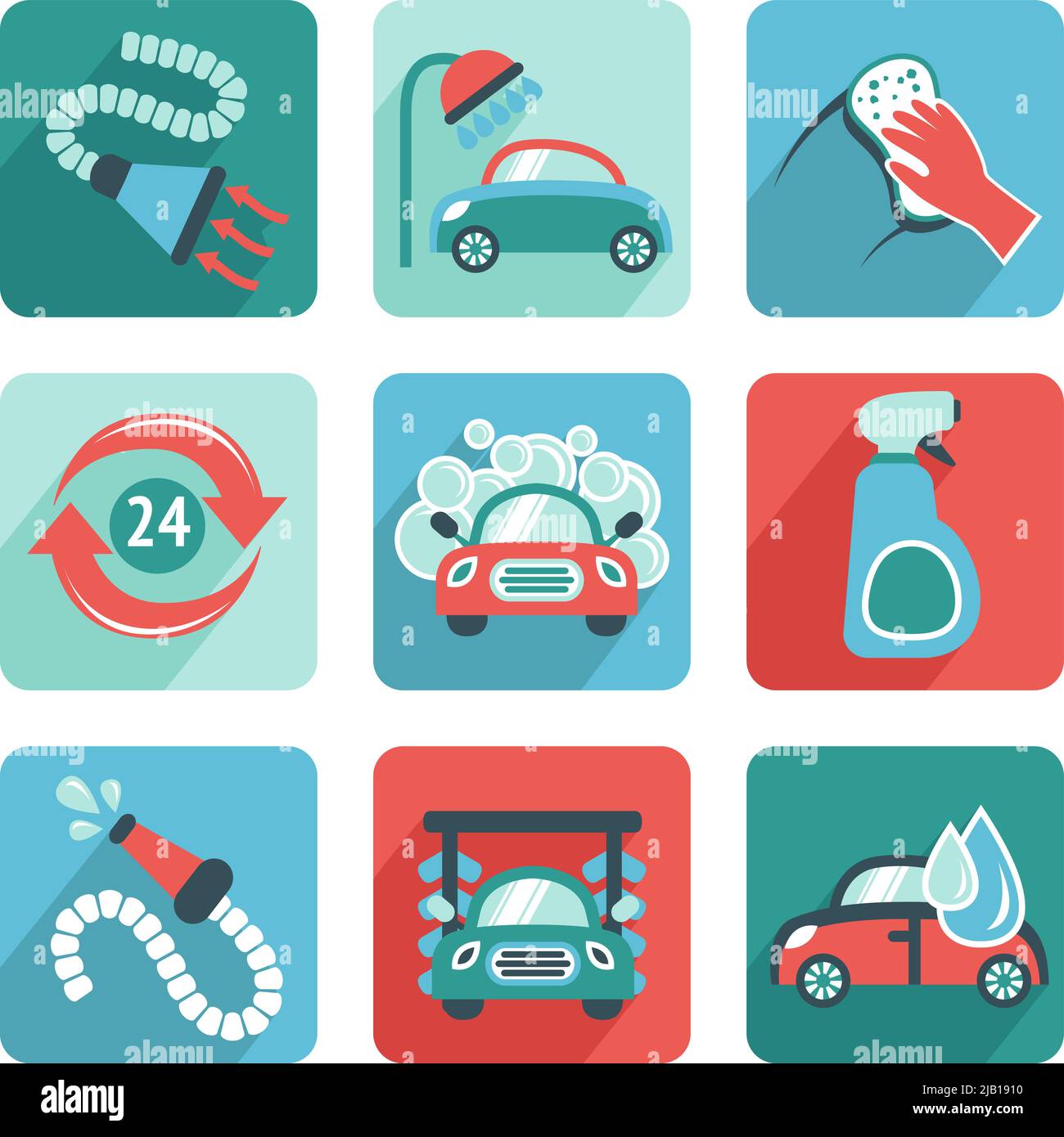 Car wash vacuum Stock Vector Images - Alamy