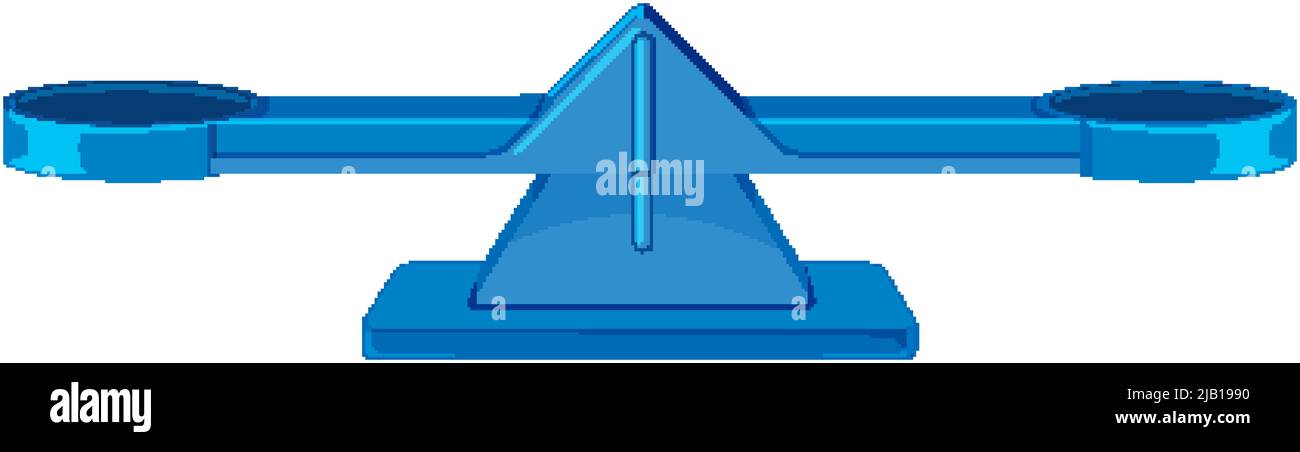 A scale science equipment on white background illustration Stock Vector ...