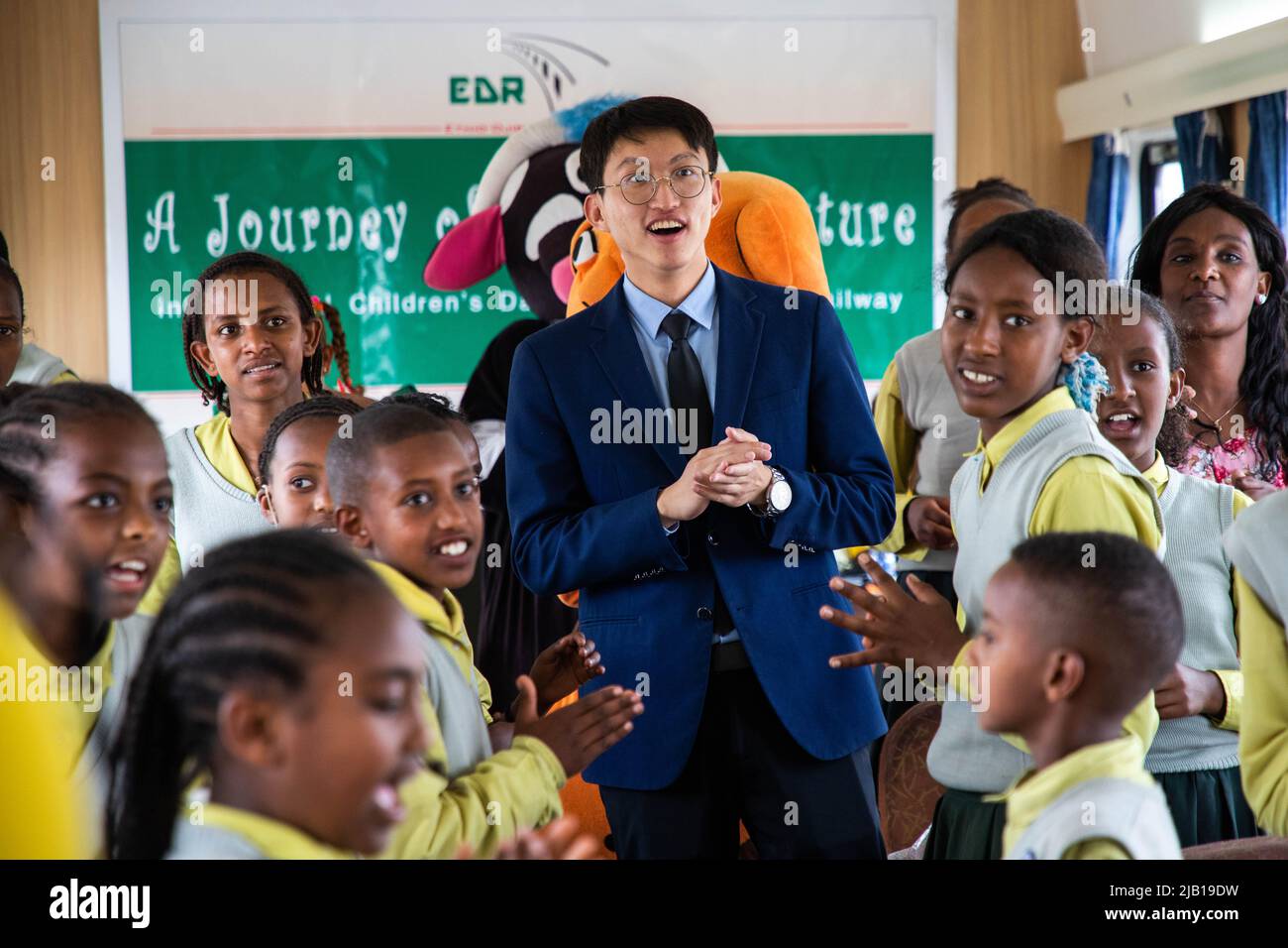 Addis Ababa, Ethiopia. 1st June, 2022. Students of Jemo No. 2 ...