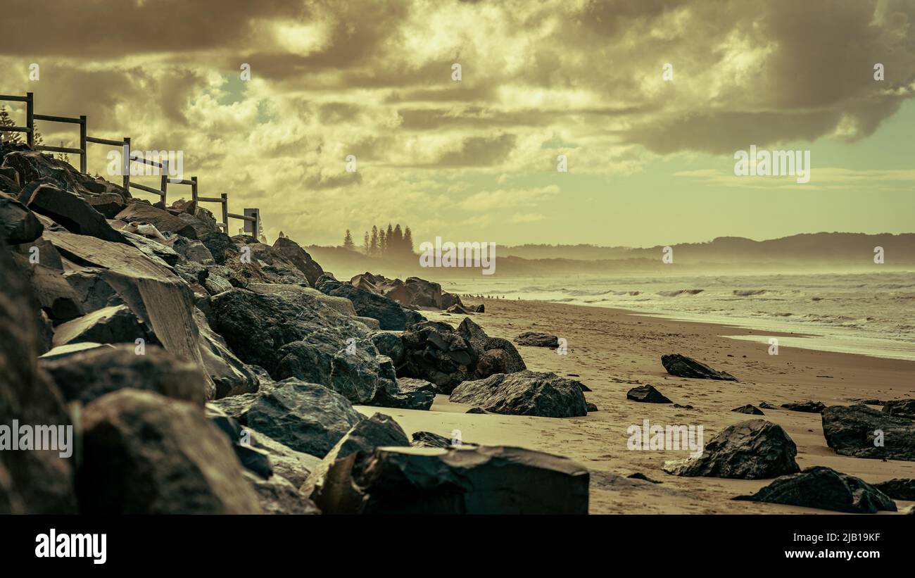Lennox Head beach in Ballina, NSW, Australia Stock Photo - Alamy