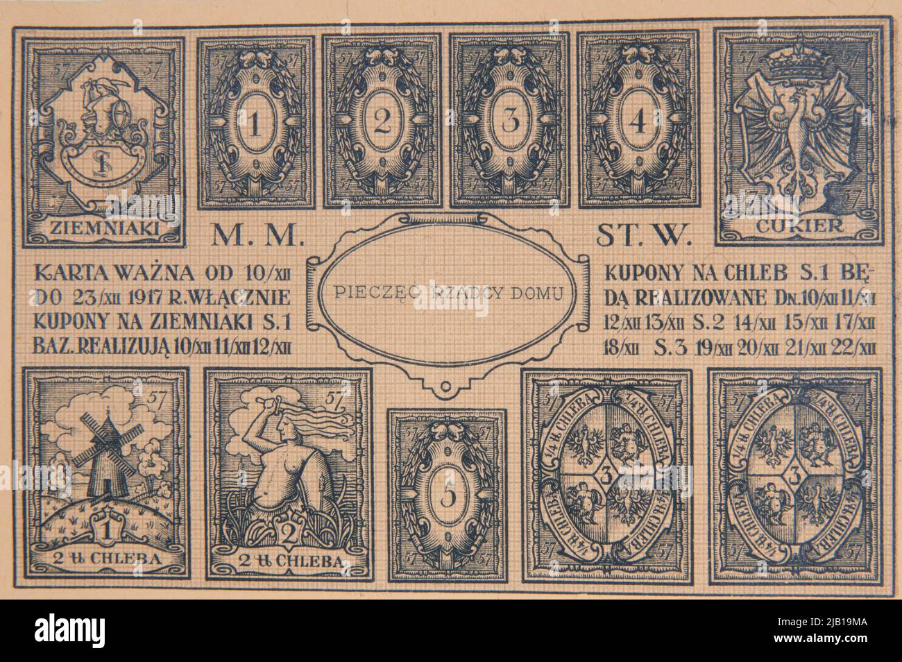Ration card for sugar hi-res stock photography and images - Alamy