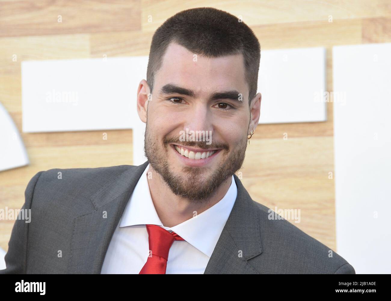 Juancho Hernangomez arrives at Netflix's HUSTLE Los Angeles Premiere ...