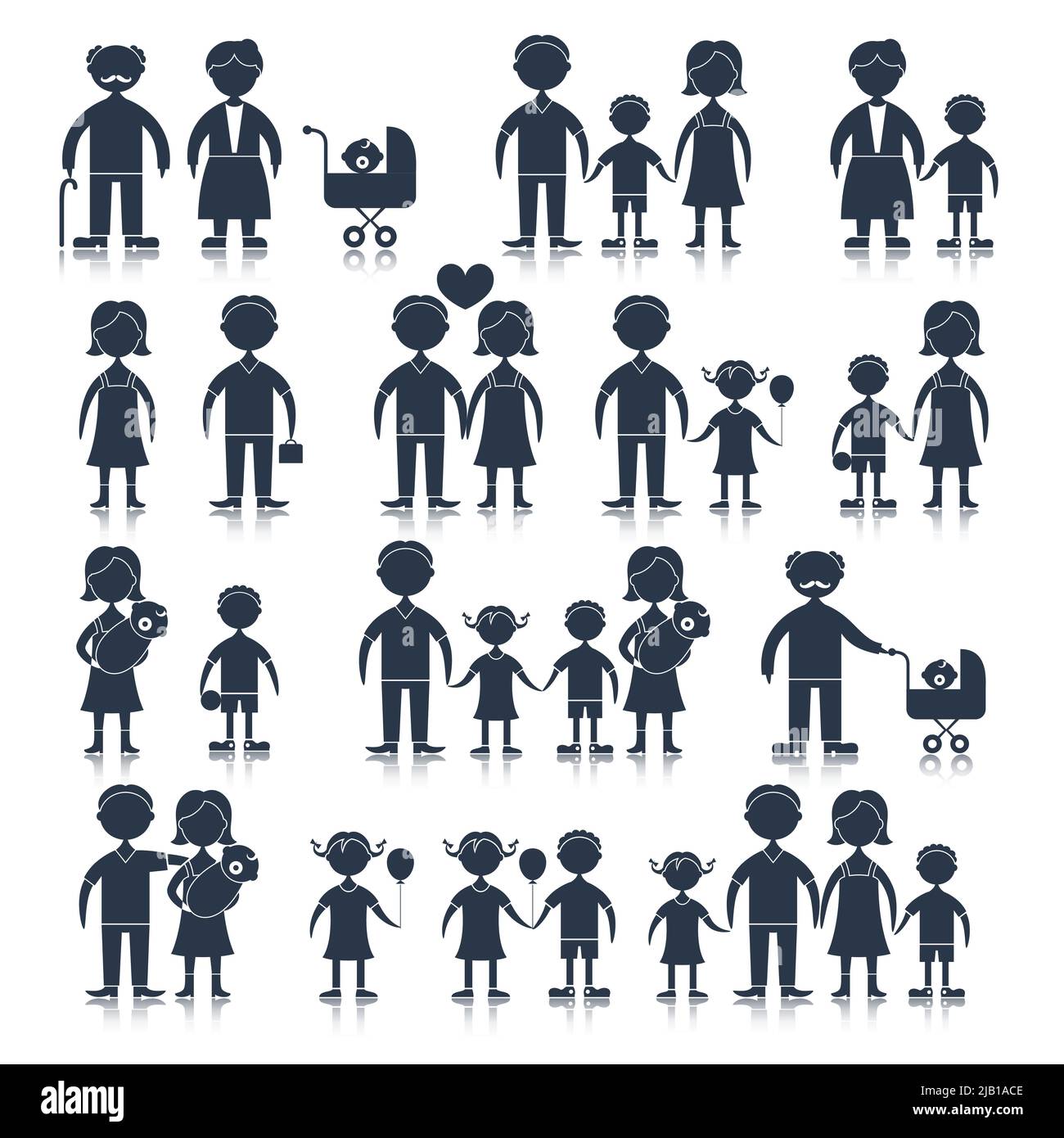 Boy grandfather technology Stock Vector Images - Alamy