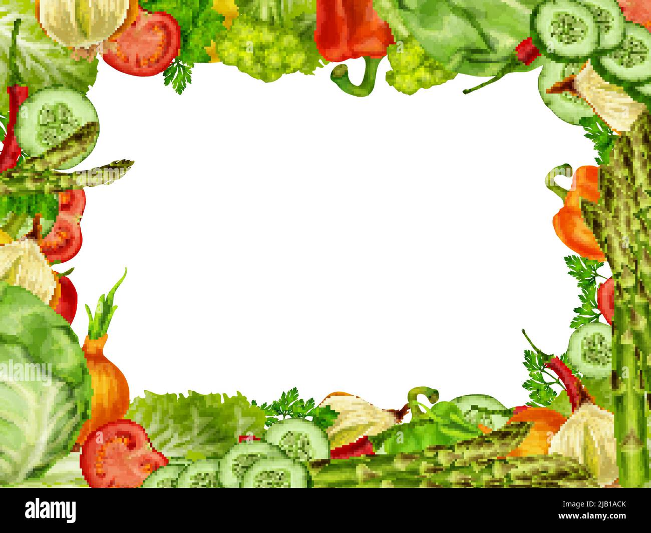 Vegetable chilli salad Stock Vector Images - Alamy