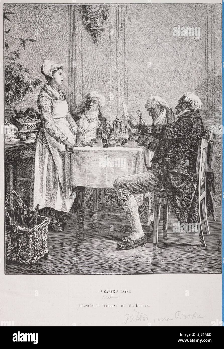 According to the image of Hector Leroux. French magazine unknown ...