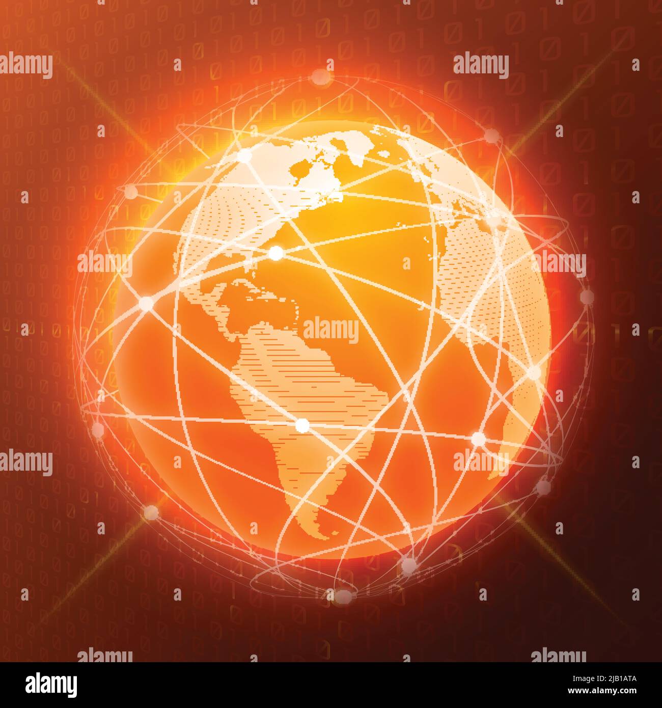 Orange sphere Stock Vector Images - Alamy