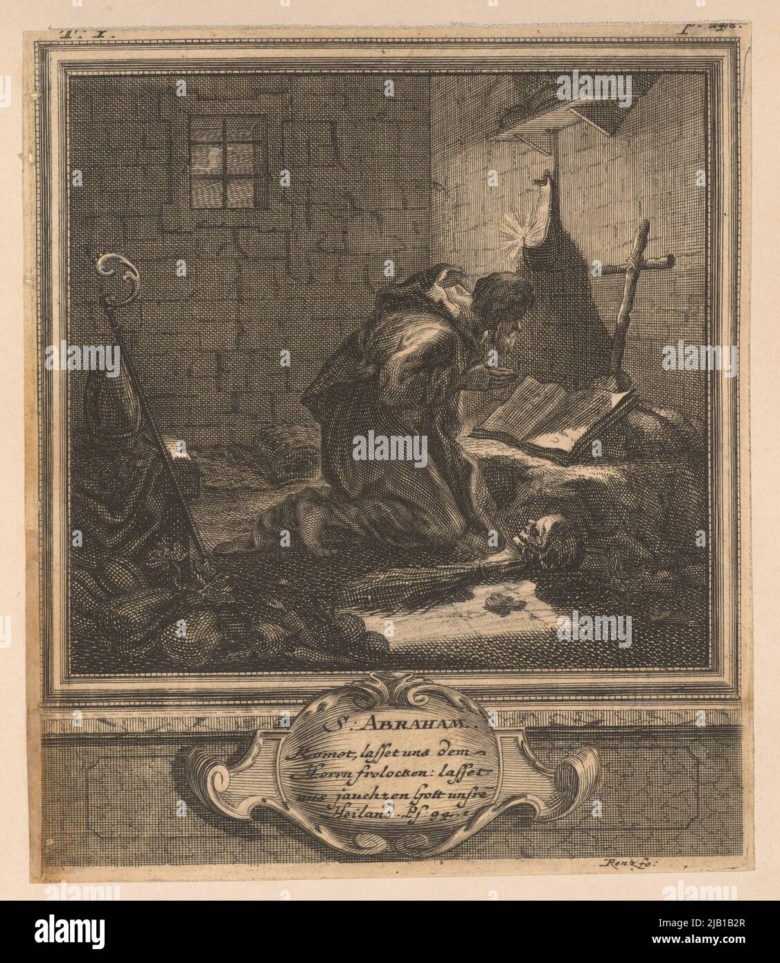 Saint. Abraham from Harran (about 350 Syria 420 Constantinople) monk ...