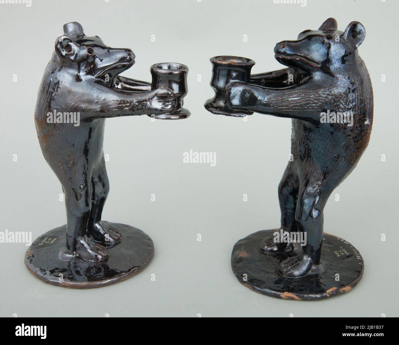 Candlestick, two copies Stock Photo - Alamy