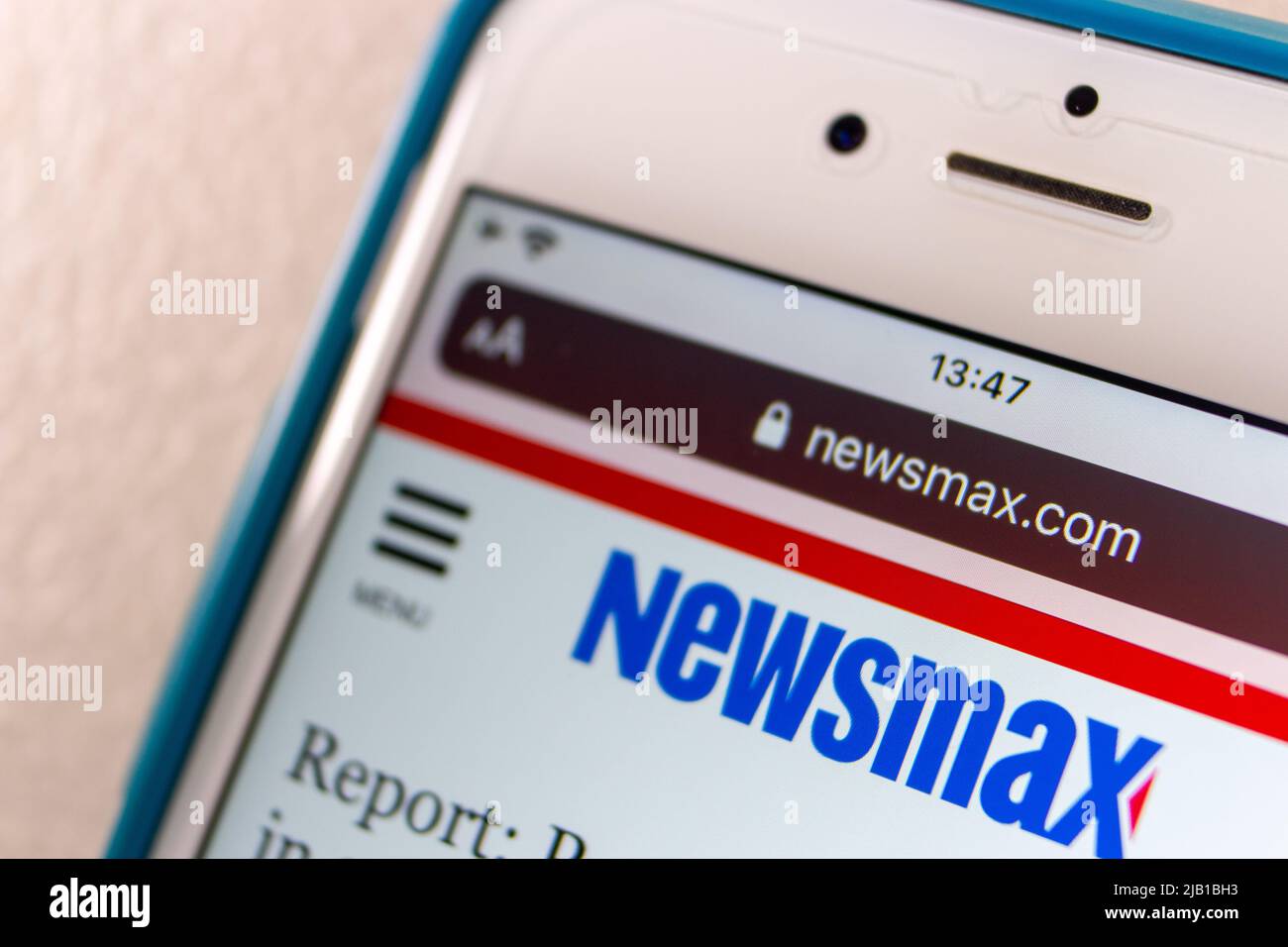 Newsmax logo hi-res stock photography and images - Alamy