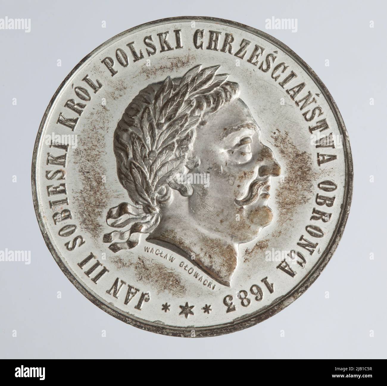 Medal commemorating the 200th anniversary of the Vienna relief G Owacki ...