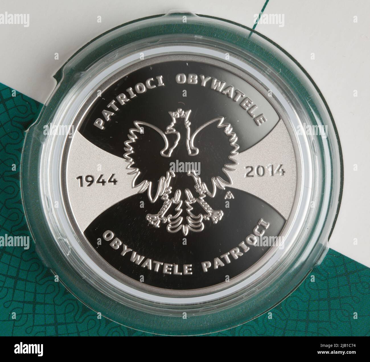 Rzeczpospolita Polska, 20 Zlotys, Patriots 1944 Citizens 2014; 2014 ...