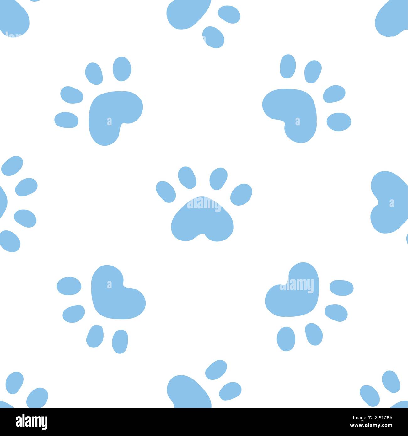 Paw prints illustration dog Stock Vector Images - Alamy