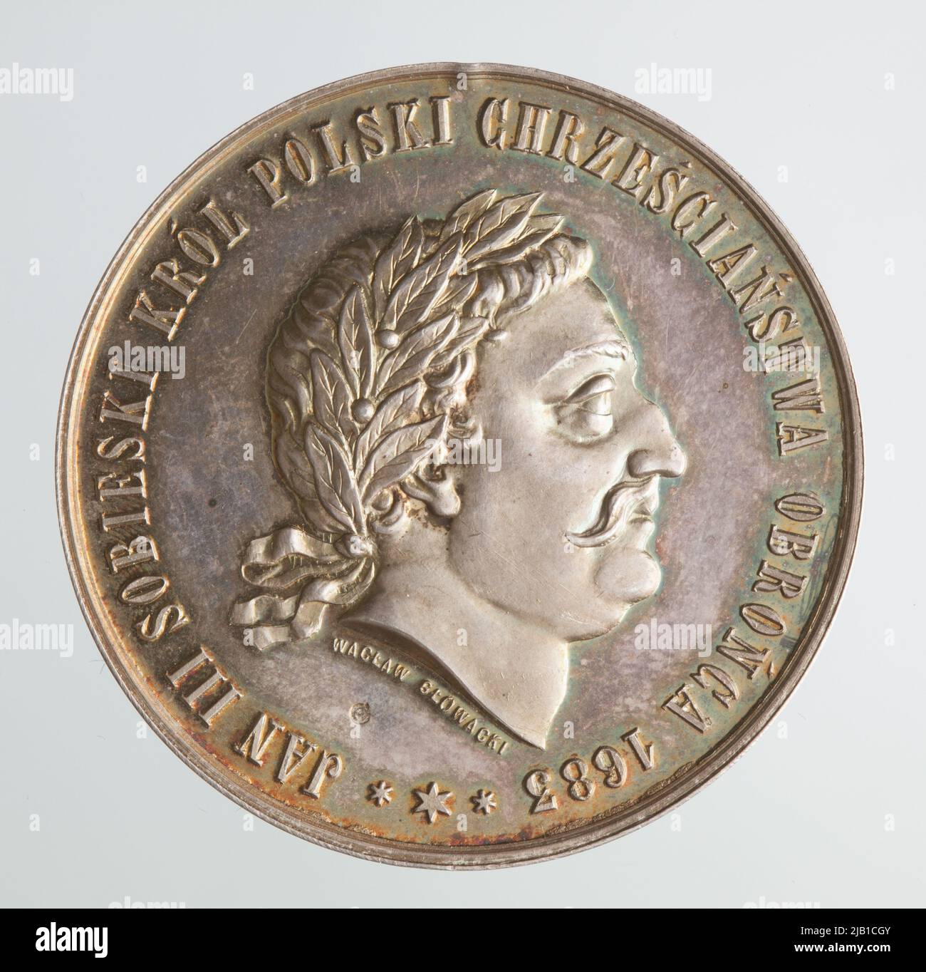 Medal commemorating the 200th anniversary of the Vienna relief G Owacki ...