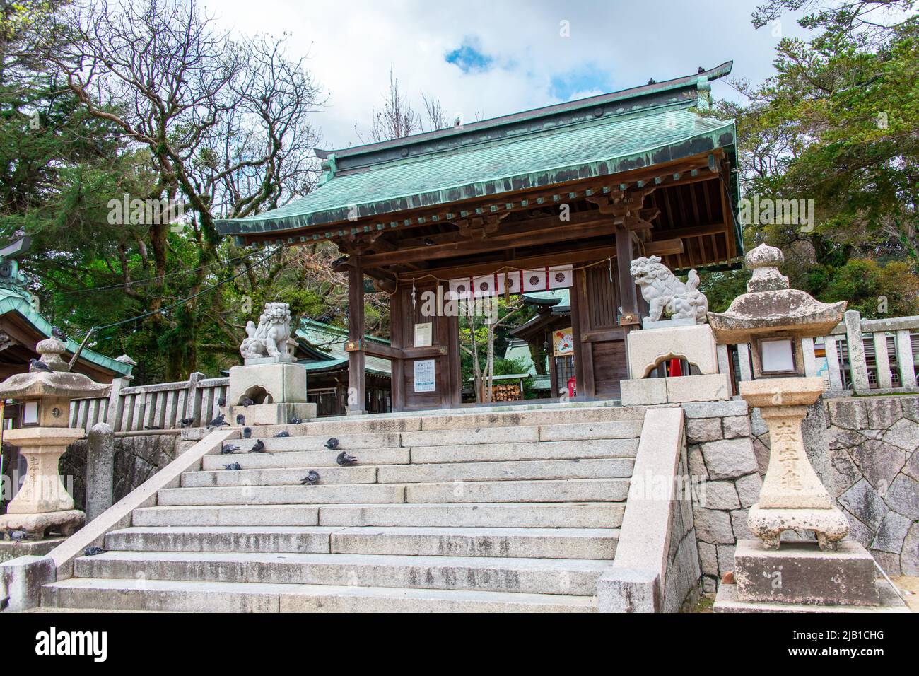 Shimonoseki, Yamaguchi, JAPAN - Sep 25 2020 : Iminomi Jinja Shrine ...
