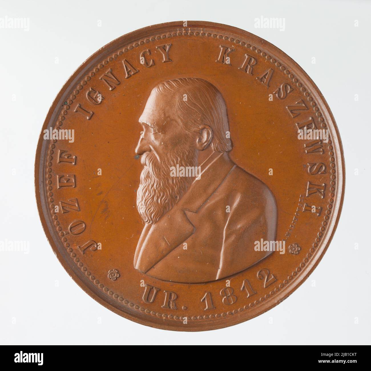 A medal command the jubilee of Józef Ignacy Kraszewski Malinowski, W ...