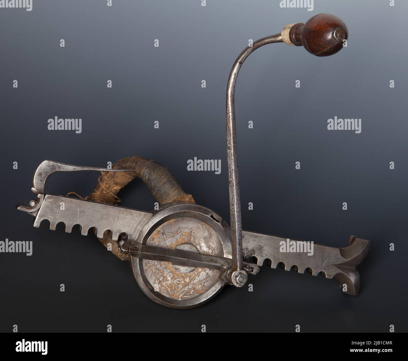Crossbow spanning lever (Cranequin) Unknown Manufaktura Stock Photo - Alamy
