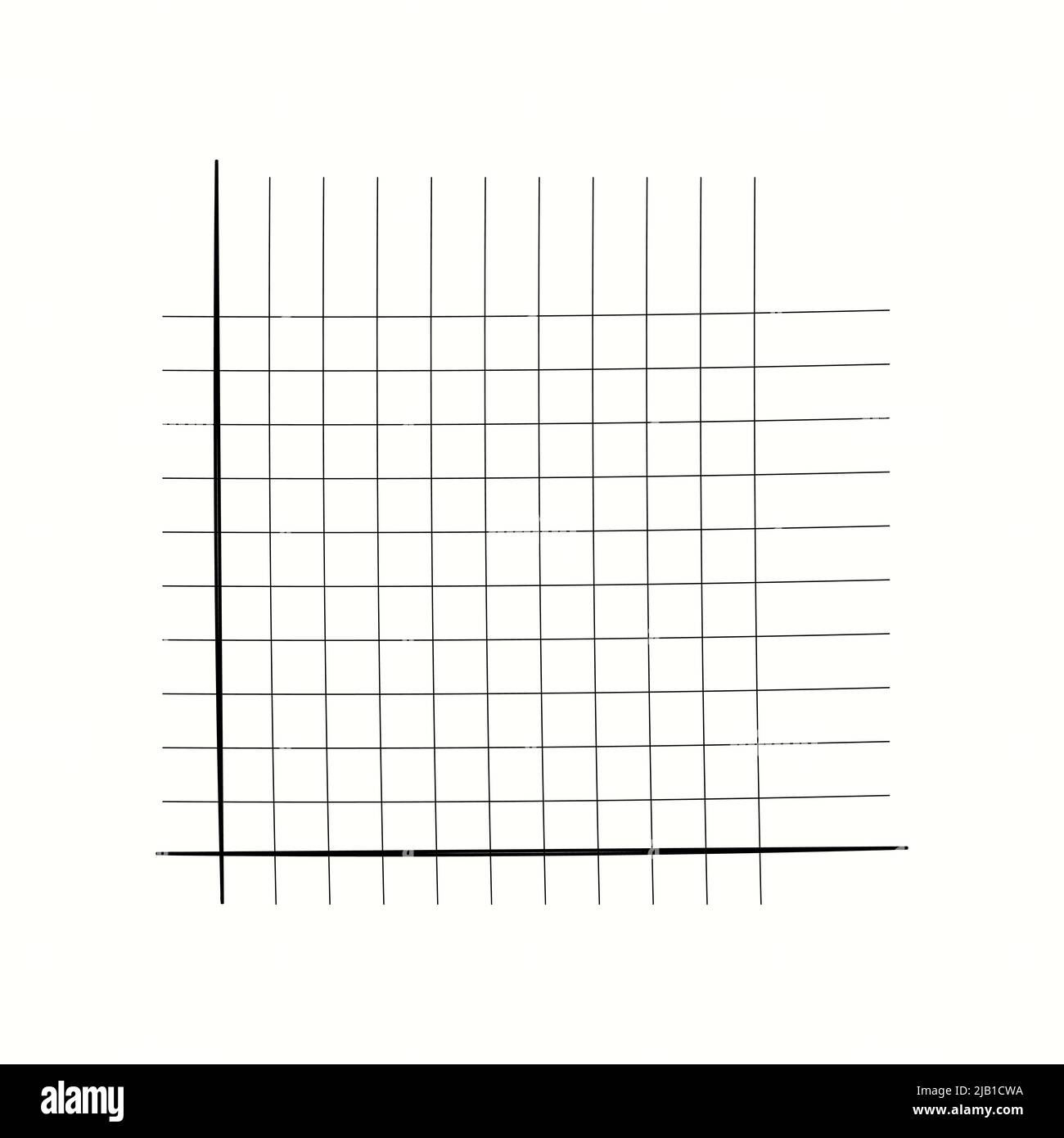 Grid paper. Mathematical graph. Cartesian coordinate system with x-axis ...