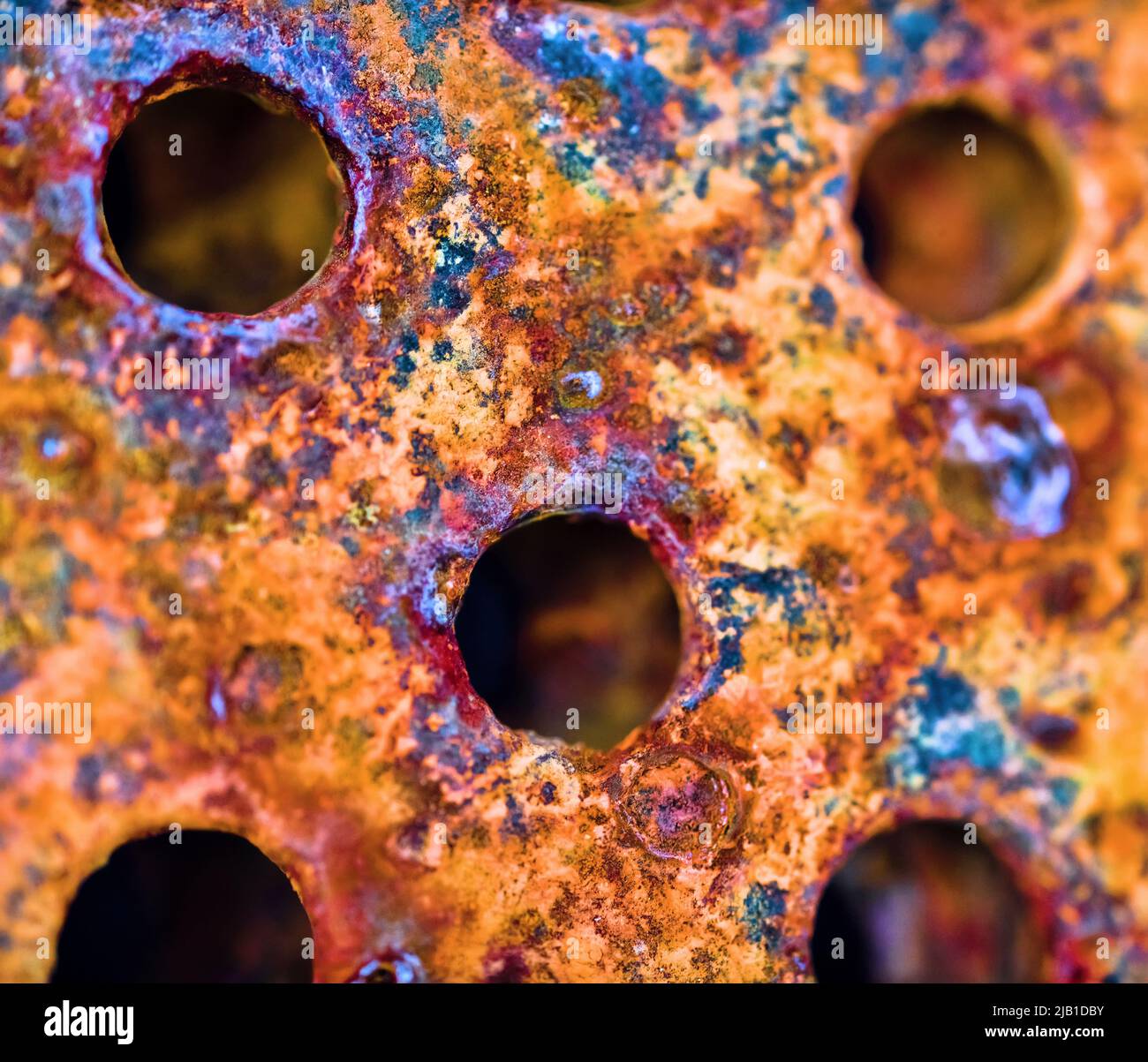 Holes drilled sheet metal hi-res stock photography and images - Alamy