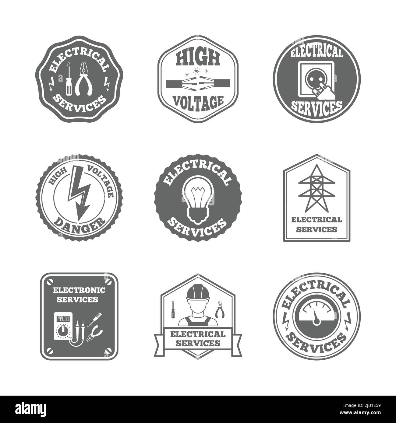 Electricity black label set electrical services high voltage isolated ...