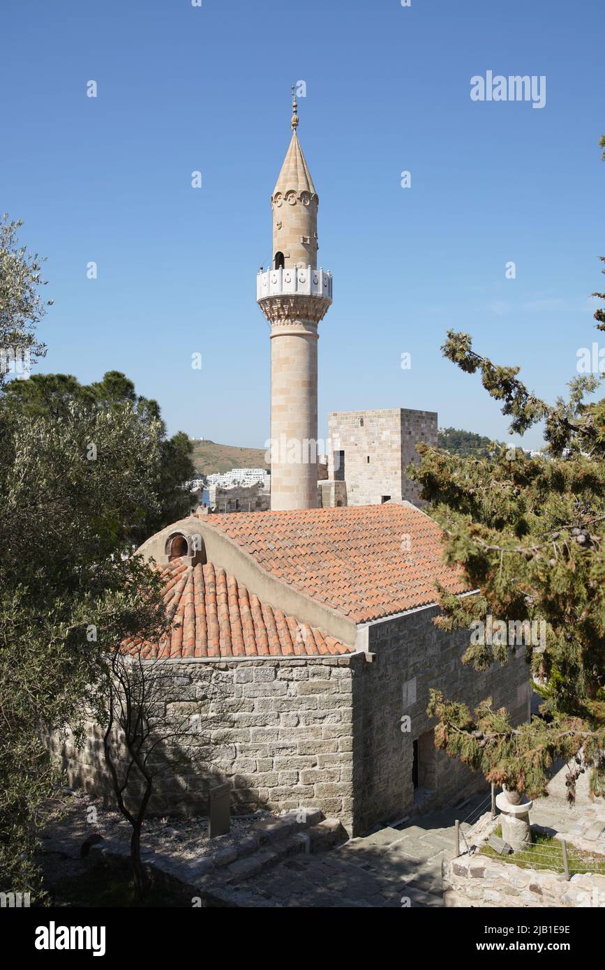 Bodrum Castle Mosque, Bodrum Town, Mugla City, Turkey Stock Photo - Alamy