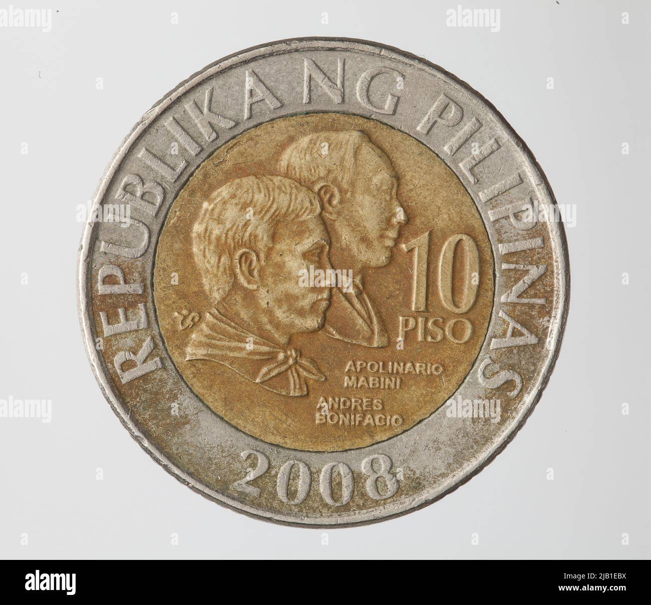 Circulation coin: Philippines (Republic), 10 PISO, 2008 Stock Photo - Alamy