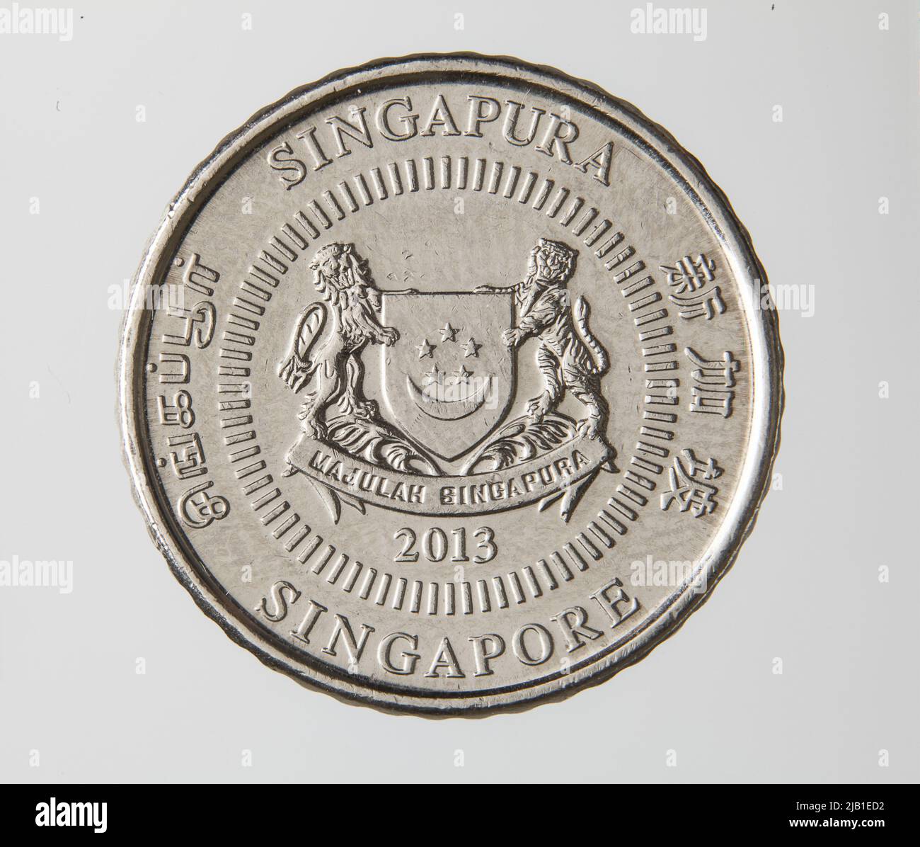 Singapore 50 cents hi-res stock photography and images - Alamy