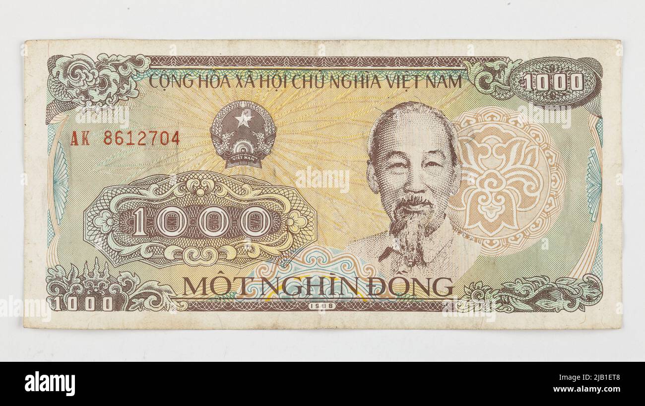 1000 dong banknote; Vietnam, 1988 Stock Photo - Alamy
