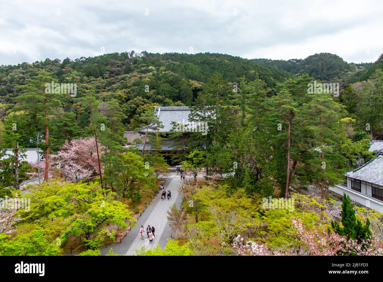 Top View from the second story of the Nanzen-ji Sanmon at Nanzenji ...