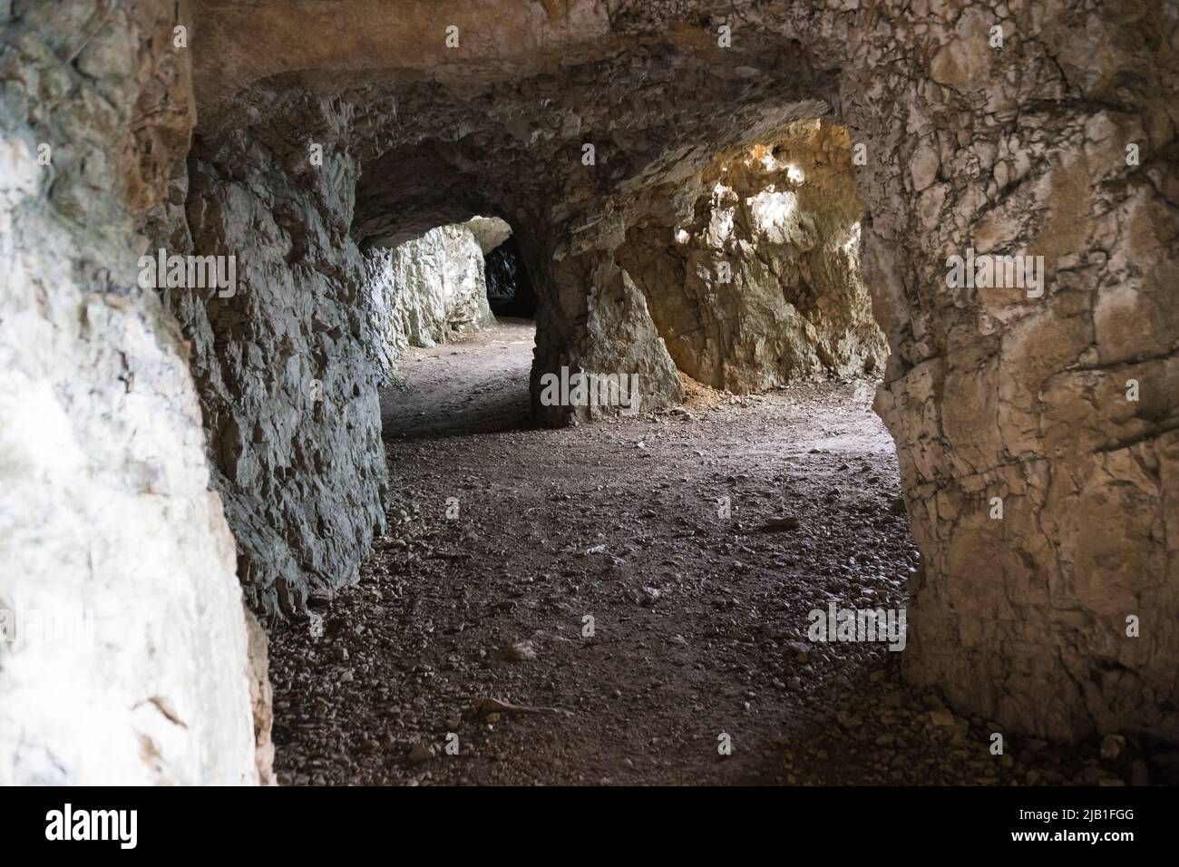 The road of the 52 tunnels is a military mule track built during the ...