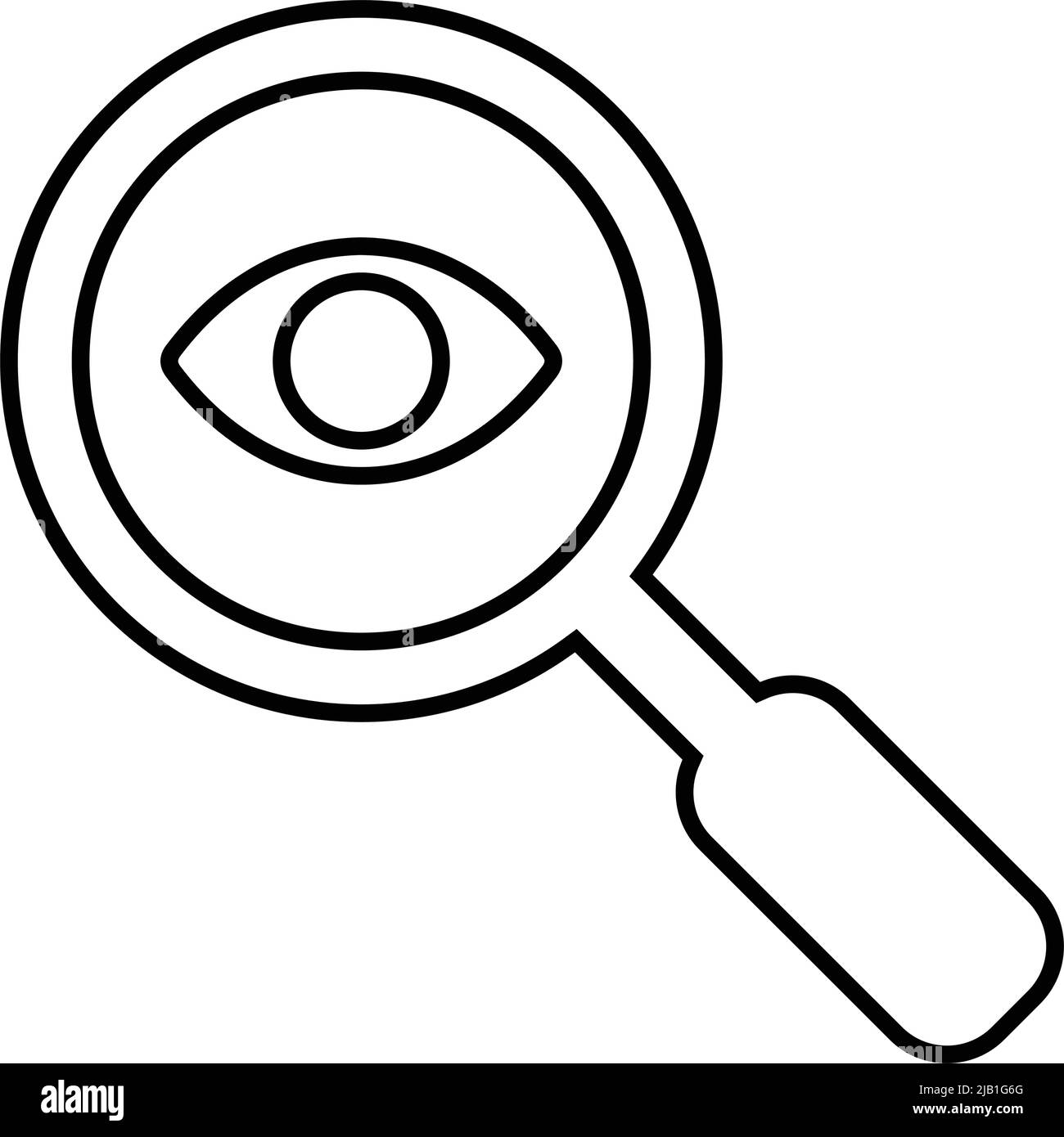 Audit, eye, search icon. Using in print, web, design projects or any ...