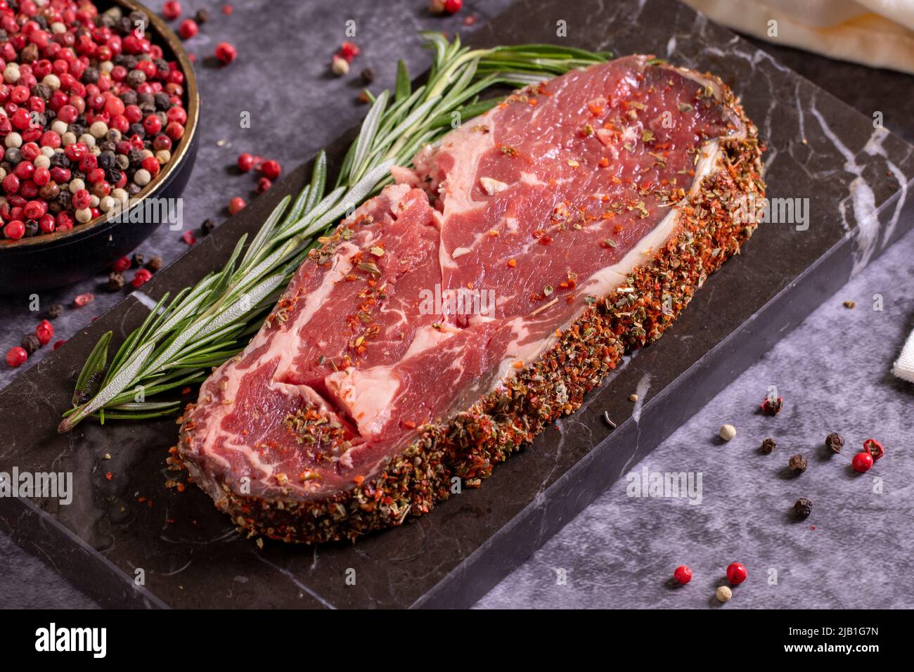 Close up steak ribeye cutting hi-res stock photography and images - Alamy