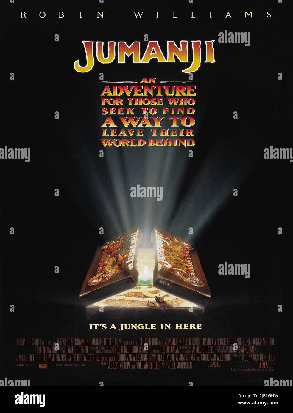 Jumanji film poster hi-res stock photography and images - Alamy