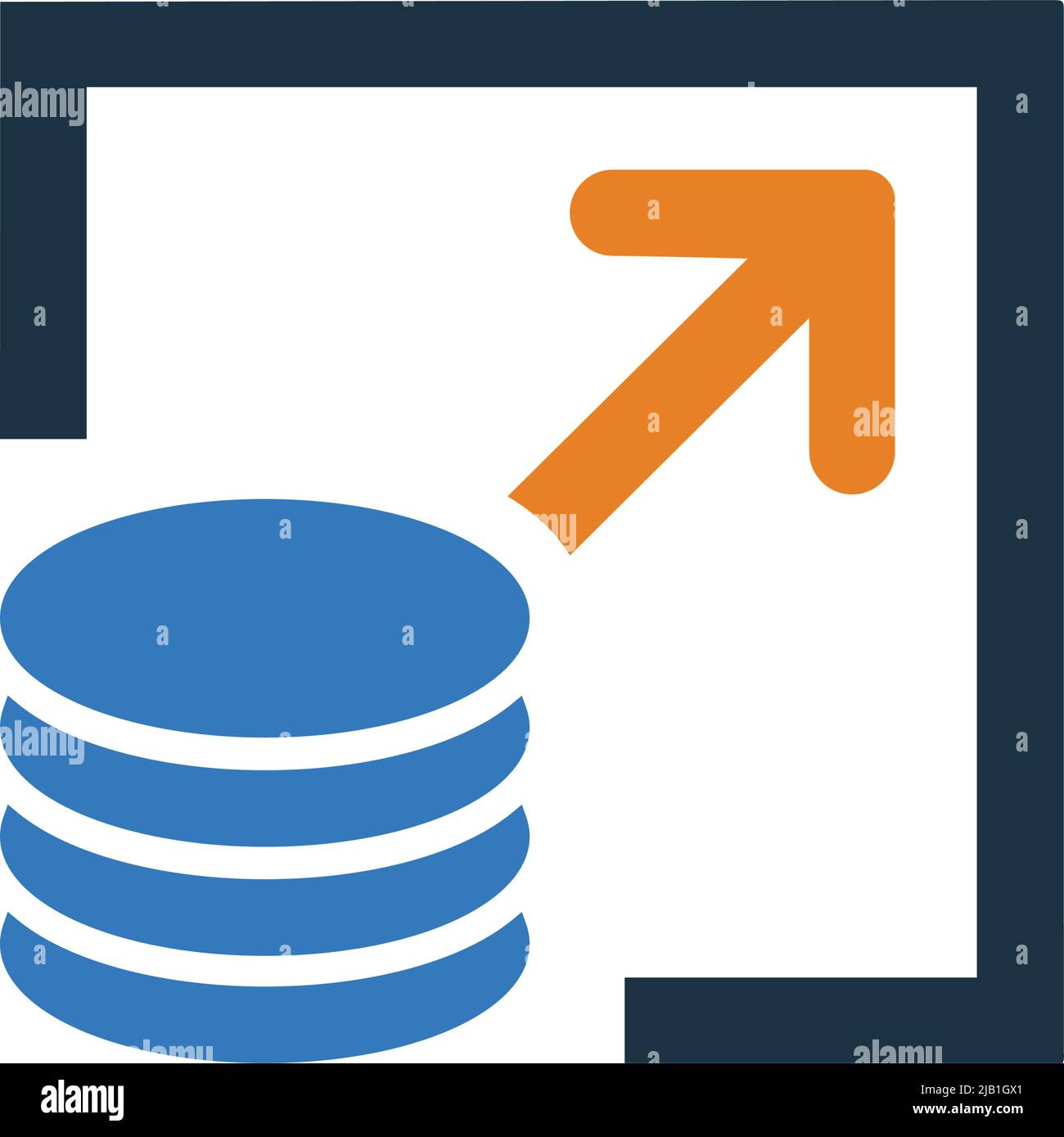 Cdn, storage icon. Editable Vector EPS. Meticulously design and Well ...