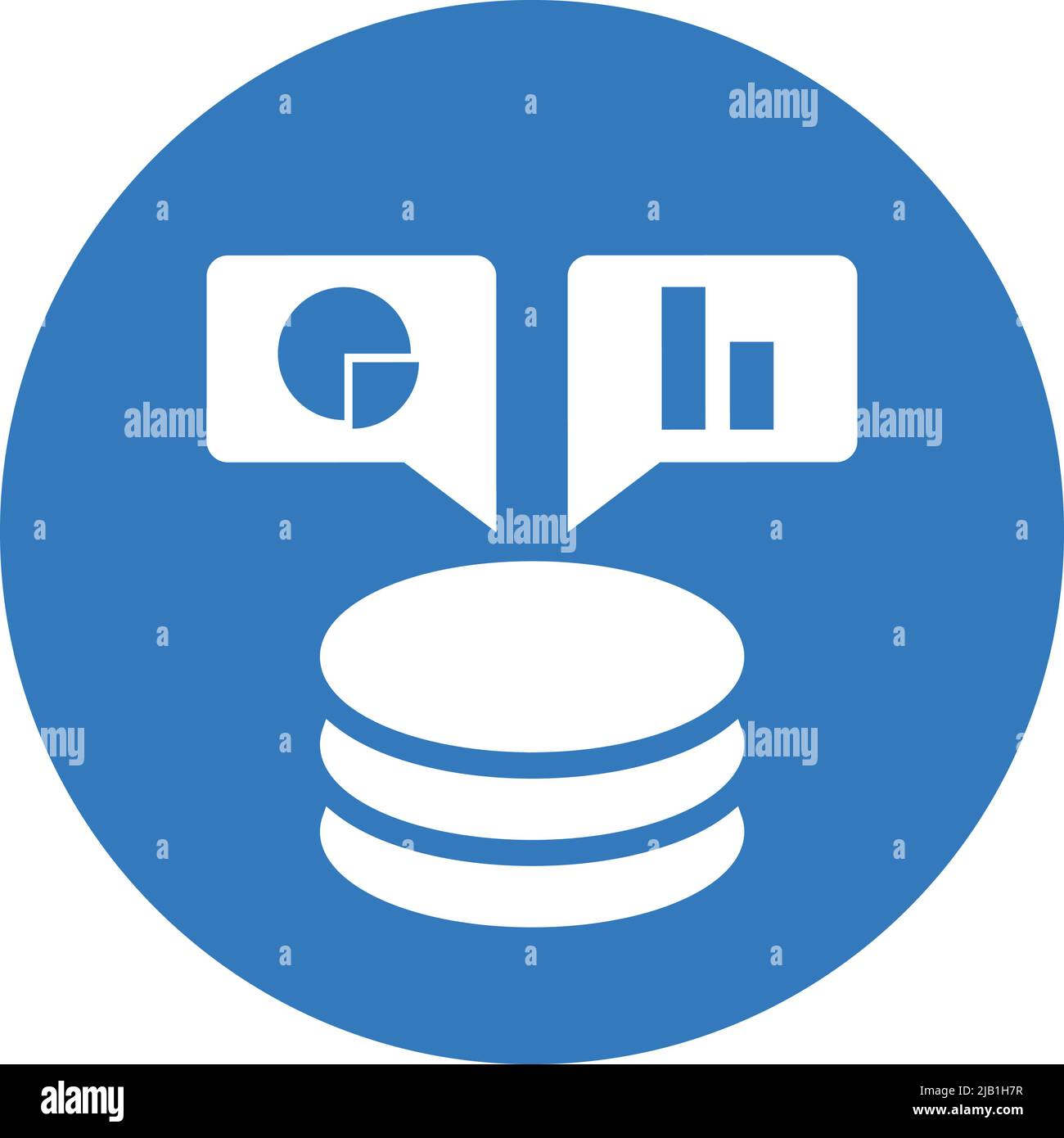 Analytics, server, big data icon. Using in print, web, design projects ...