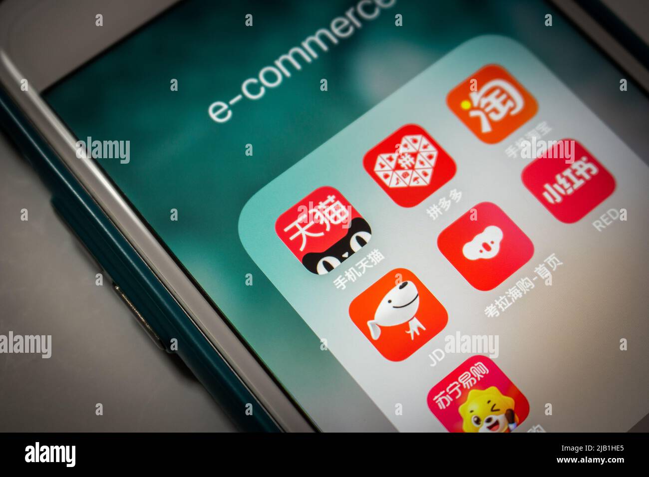 Kumamoto, JAPAN - May 17 2021 : Chinese e-commerce platforms (Tmall ...
