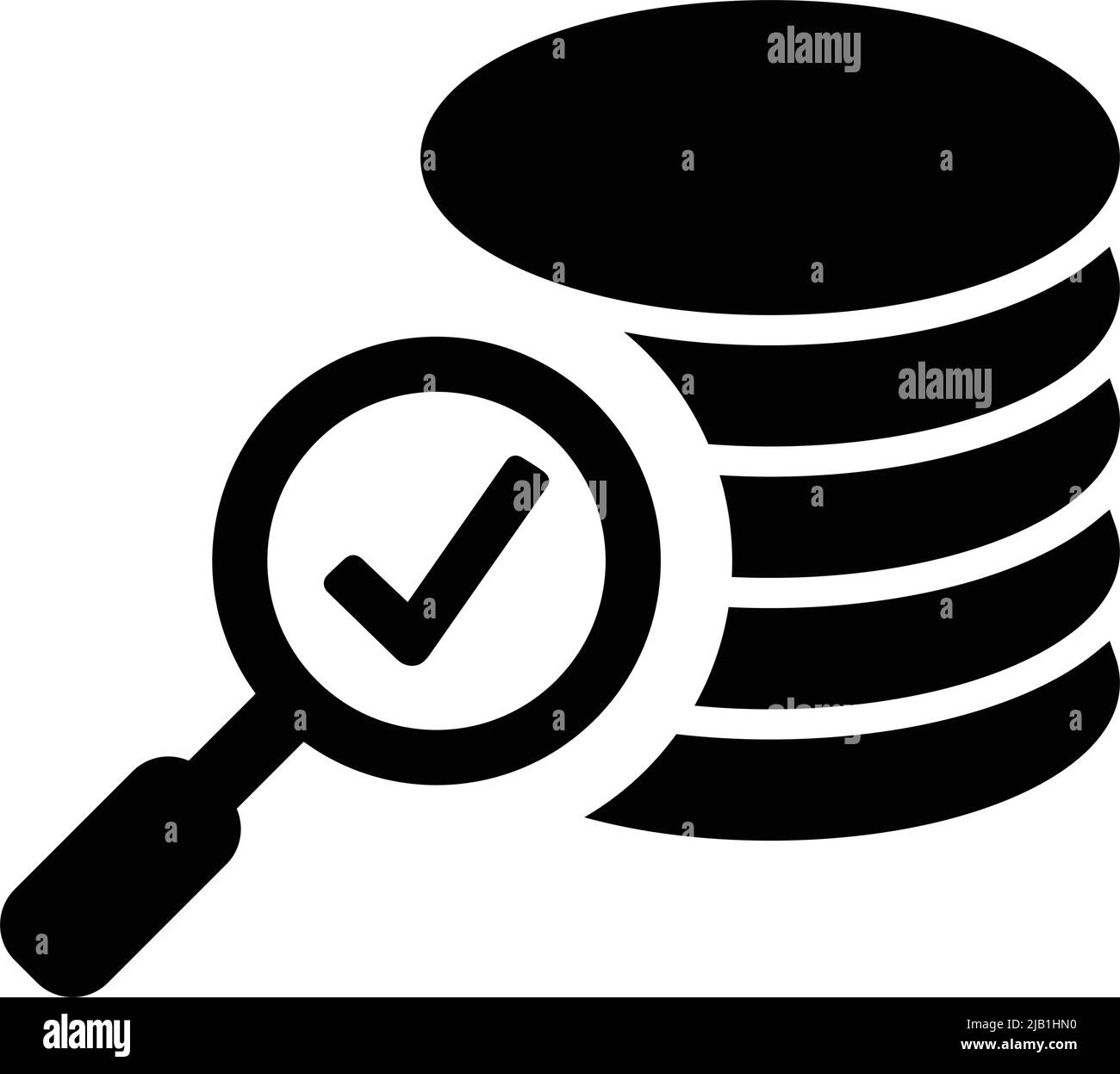 Accuracy, veracity, audit icon. Using in print, web, design projects or ...