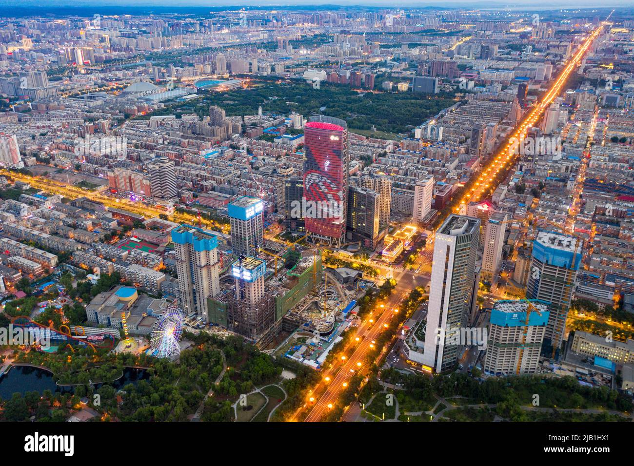 CHANGCHUN, CHINA - JUNE 1, 2022 - Aerial photo taken on June 1, 2022 ...