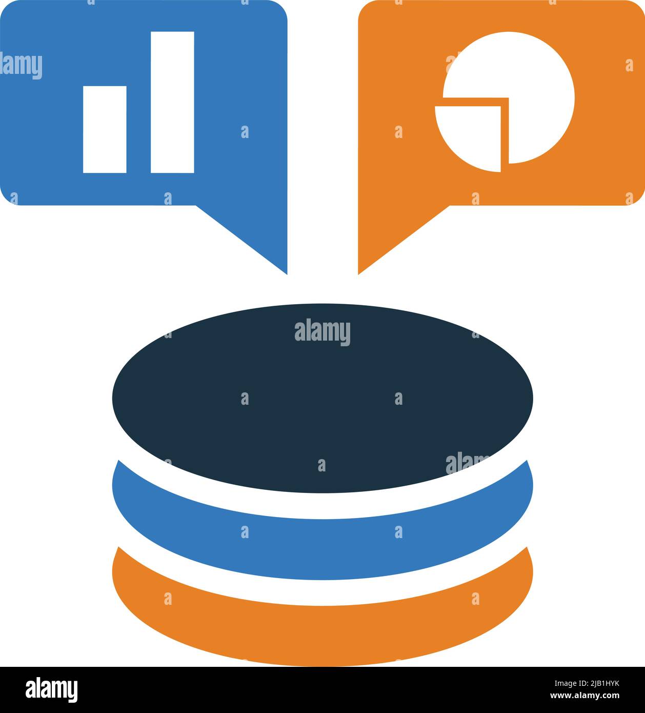 Analytics, server, big data icon. Using in print, web, design projects ...