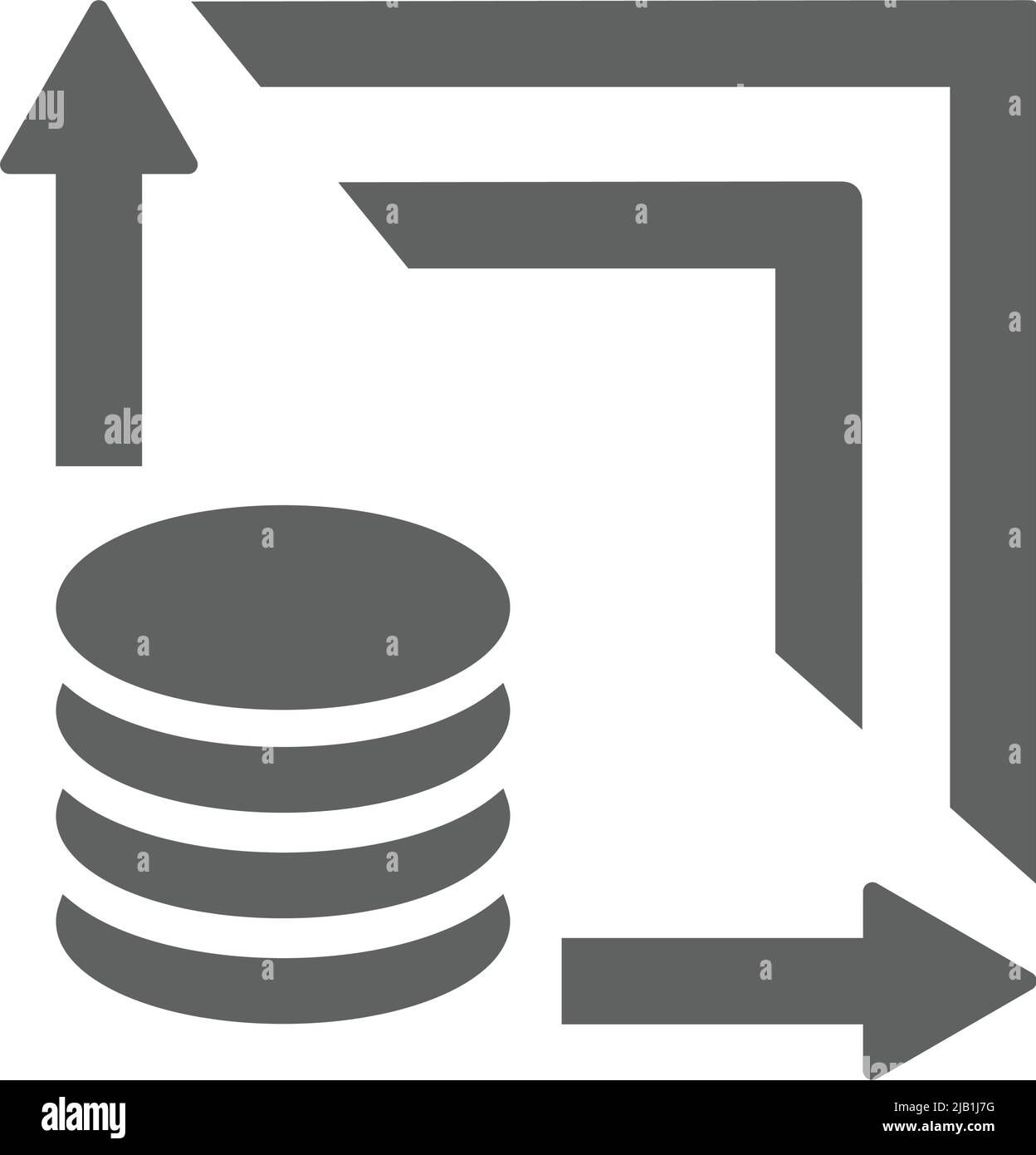 Scalability, scale, big data icon. Simple vector illustration isolated ...