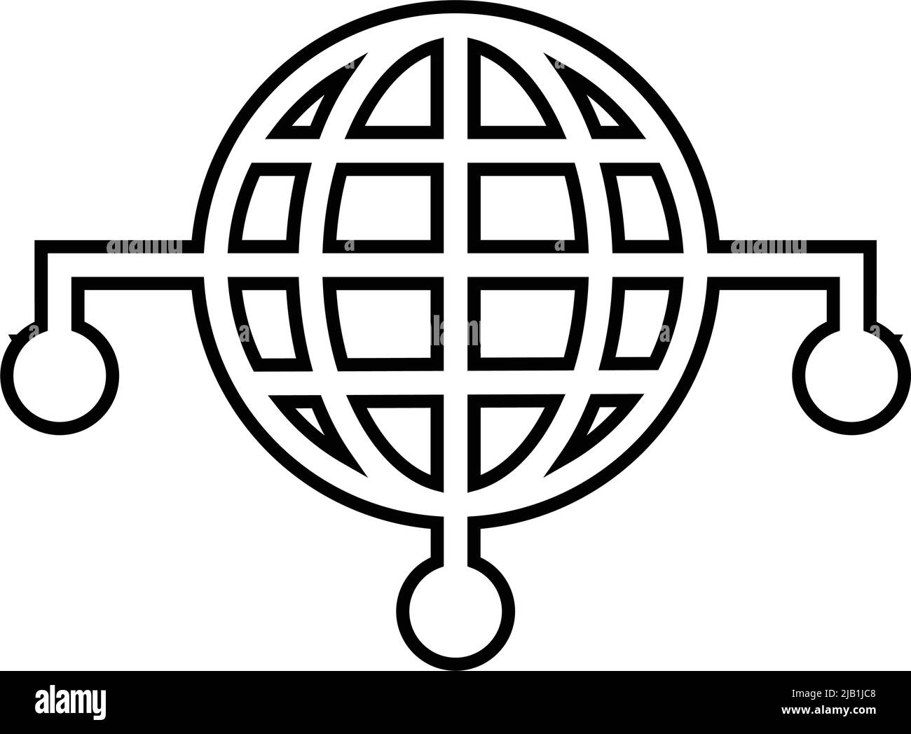 Complexity, network, big data icon. Editable Vector EPS. Meticulously ...